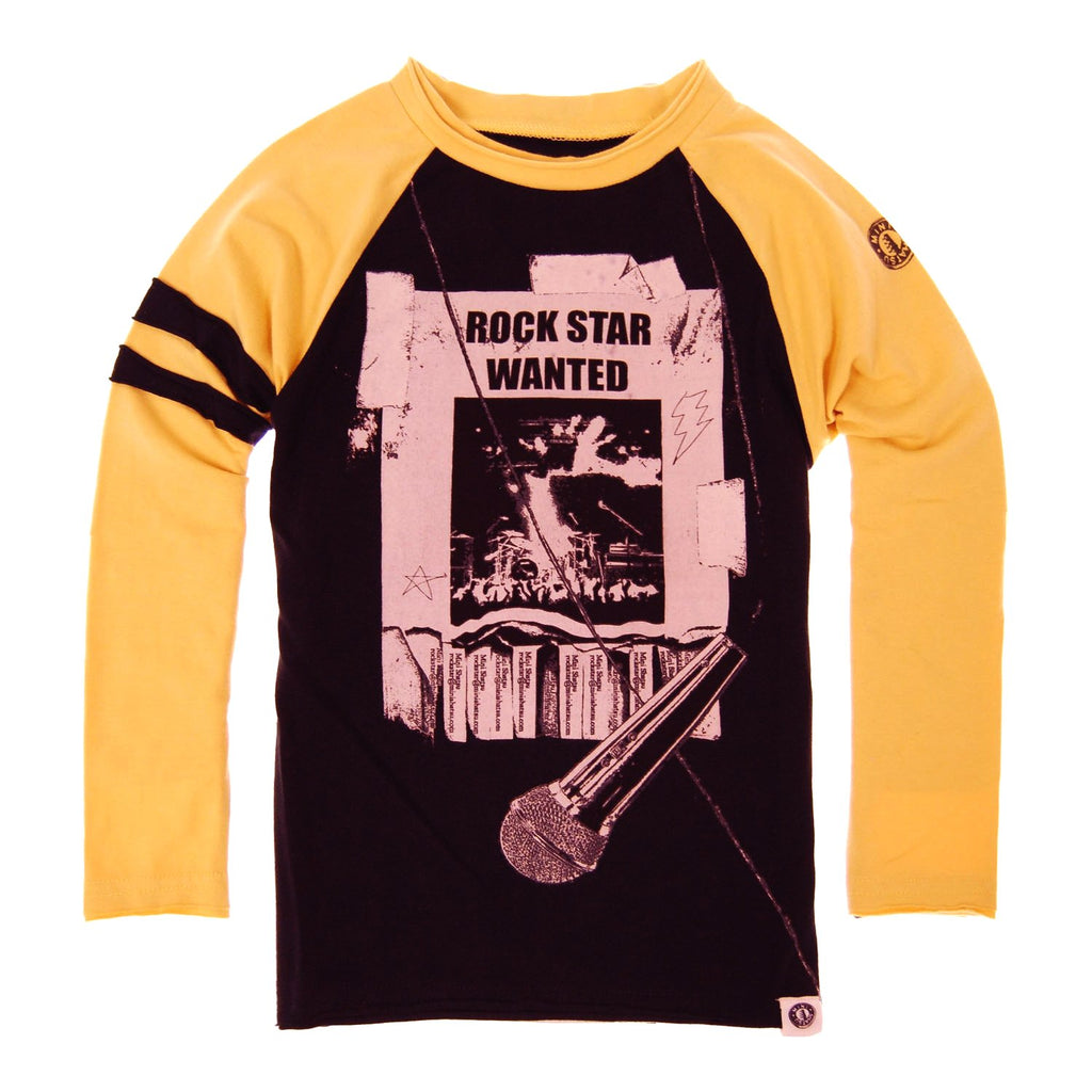 Rock Star Wanted Raglan by: Mini Shatsu