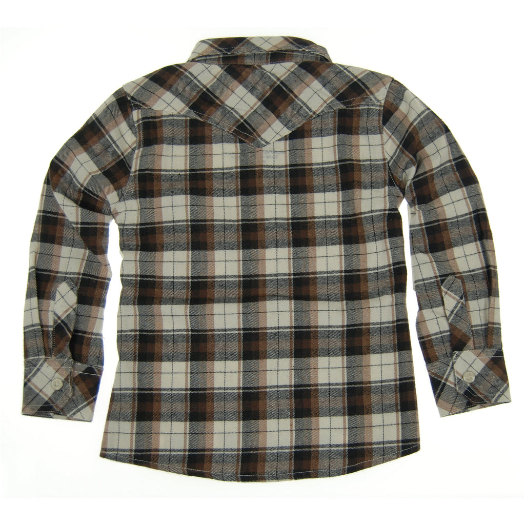 Plaid Music Lover Button Down Baby Shirt by: Mini Shatsu